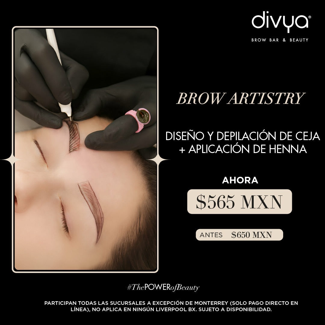 Diseño + Depilación de Ceja + Aplicación de Henna Landing – divya