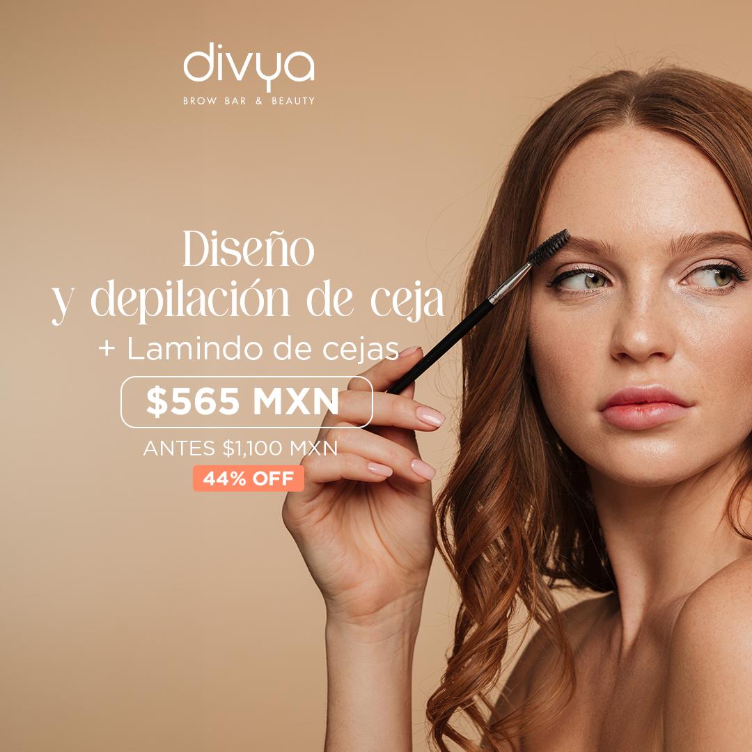 Diseño y Depilación con hilo de Ceja + Laminado – divya